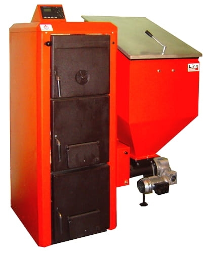 Kocioł żeliwny z podajnikiem Ling COMBI LC 7W - 49 kW Archiwum